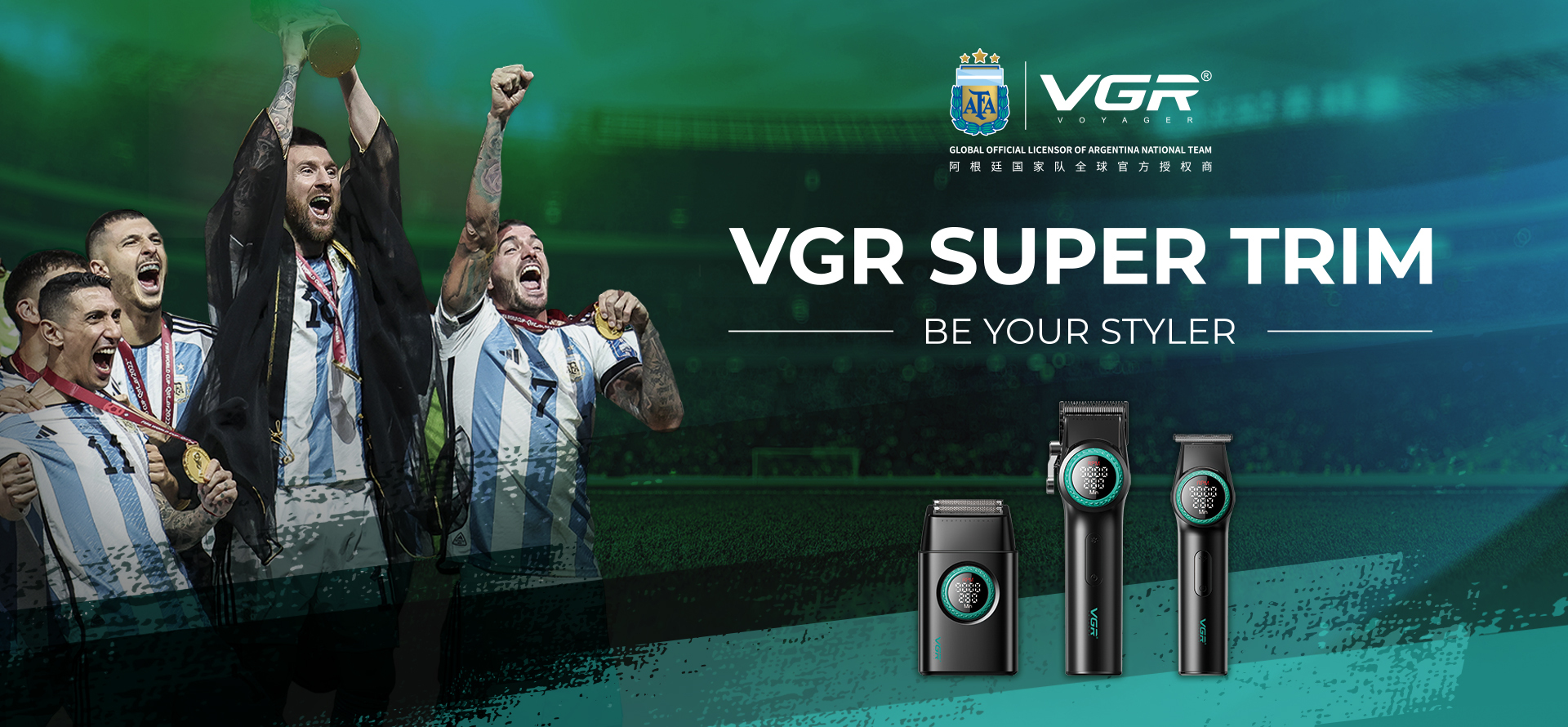 Original VGR V-082 Zero Adjustable Professional Chargeable Hair Trimmer ...