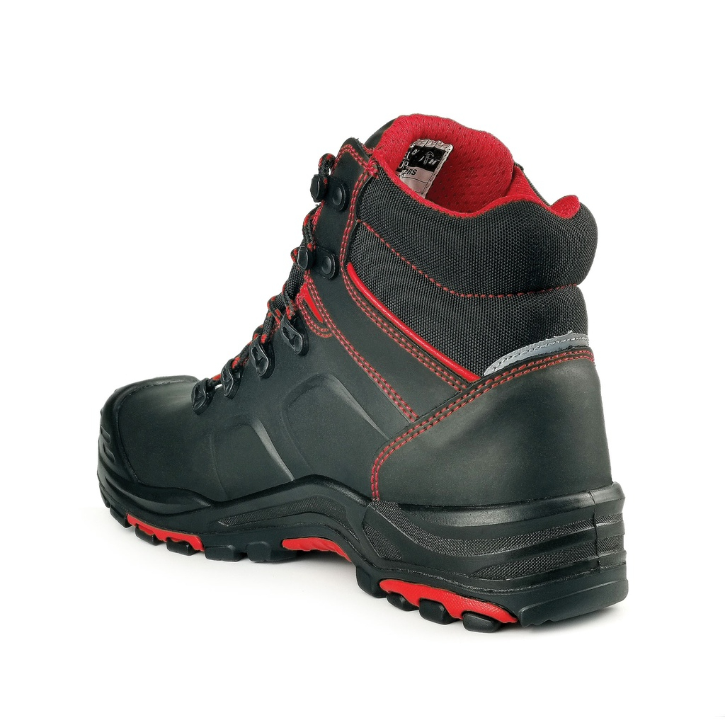 Black Hammer Pro Series Men Waterproof Mid Cut with Shoelaces Safety ...