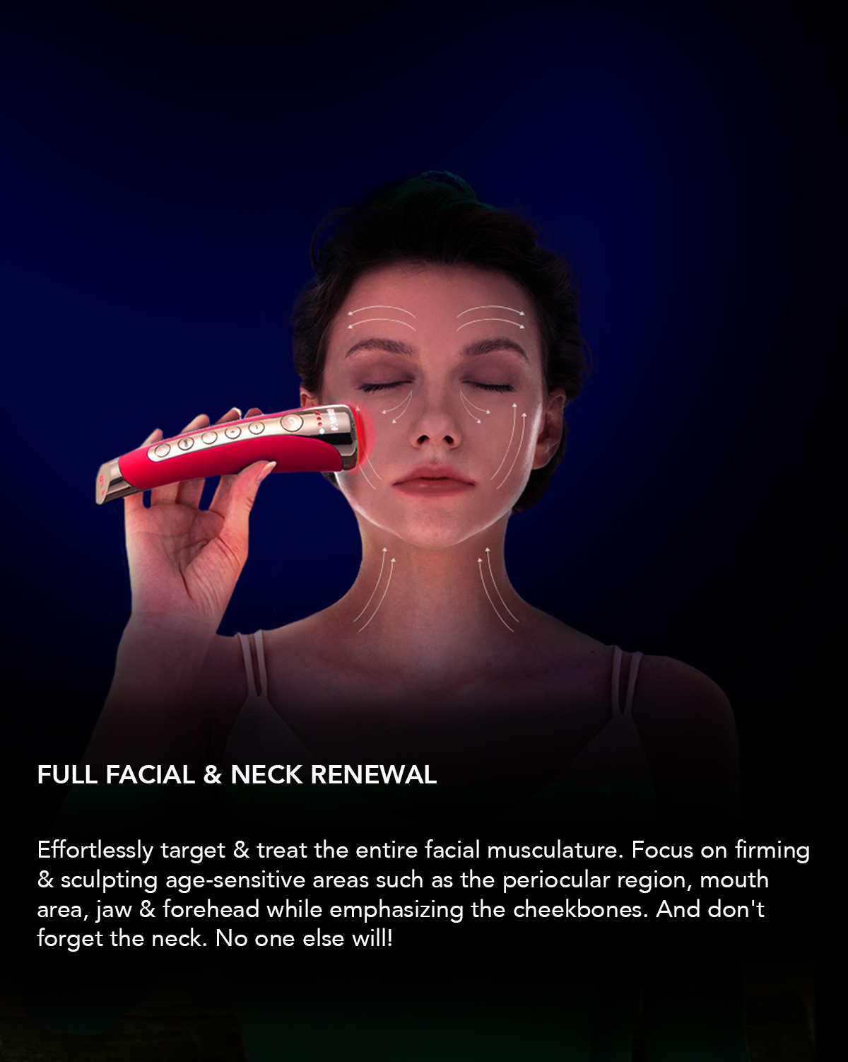 FOREO FAQ 102 - EMS, RF & 8 LED Light Therapy Facial Toning - Red Light ...