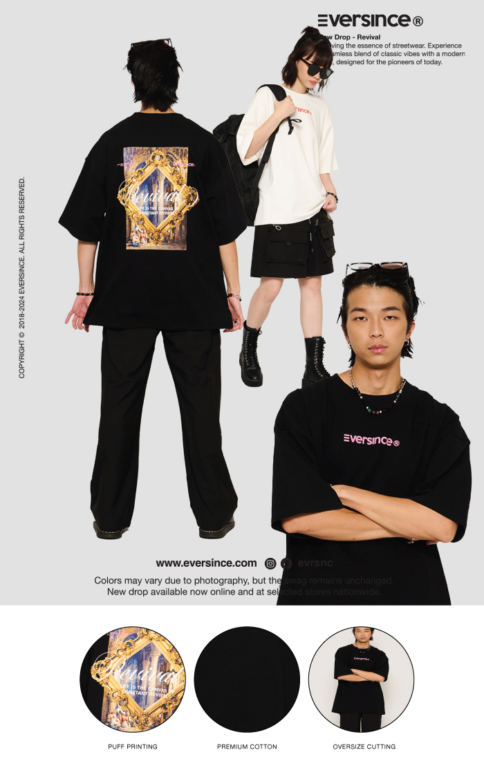 Eversince Nevious Oversized T-Shirt Black | Shopee Malaysia