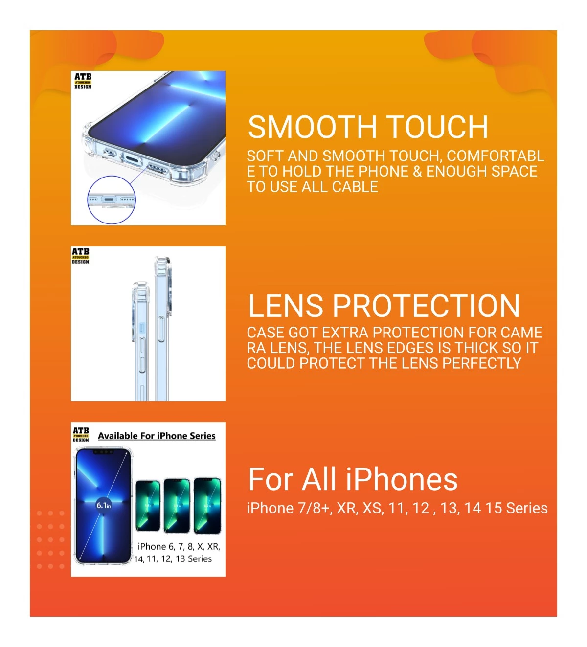 [ATOUCHBO ORIGINAL] Shookproof King Kong Ultra Clear Case Transparent ...