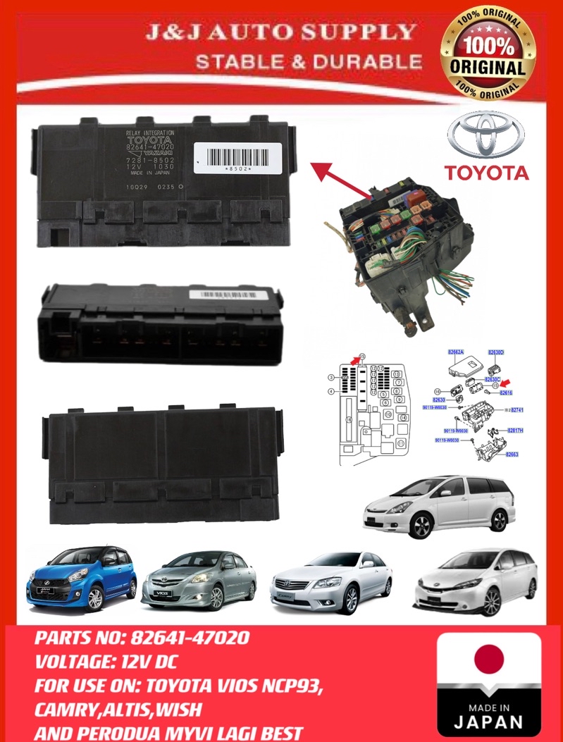 Original Toyota Vios Wish Camry Altis Perodua Myvi Lagi Best ...