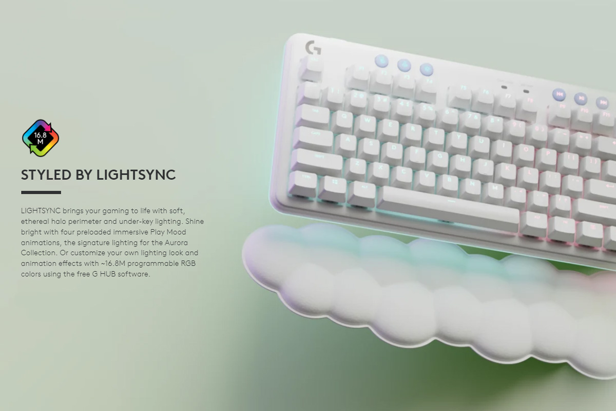 Logitech G715 TKL Wireless Mechanical Gaming Keyboard with LightSync ...