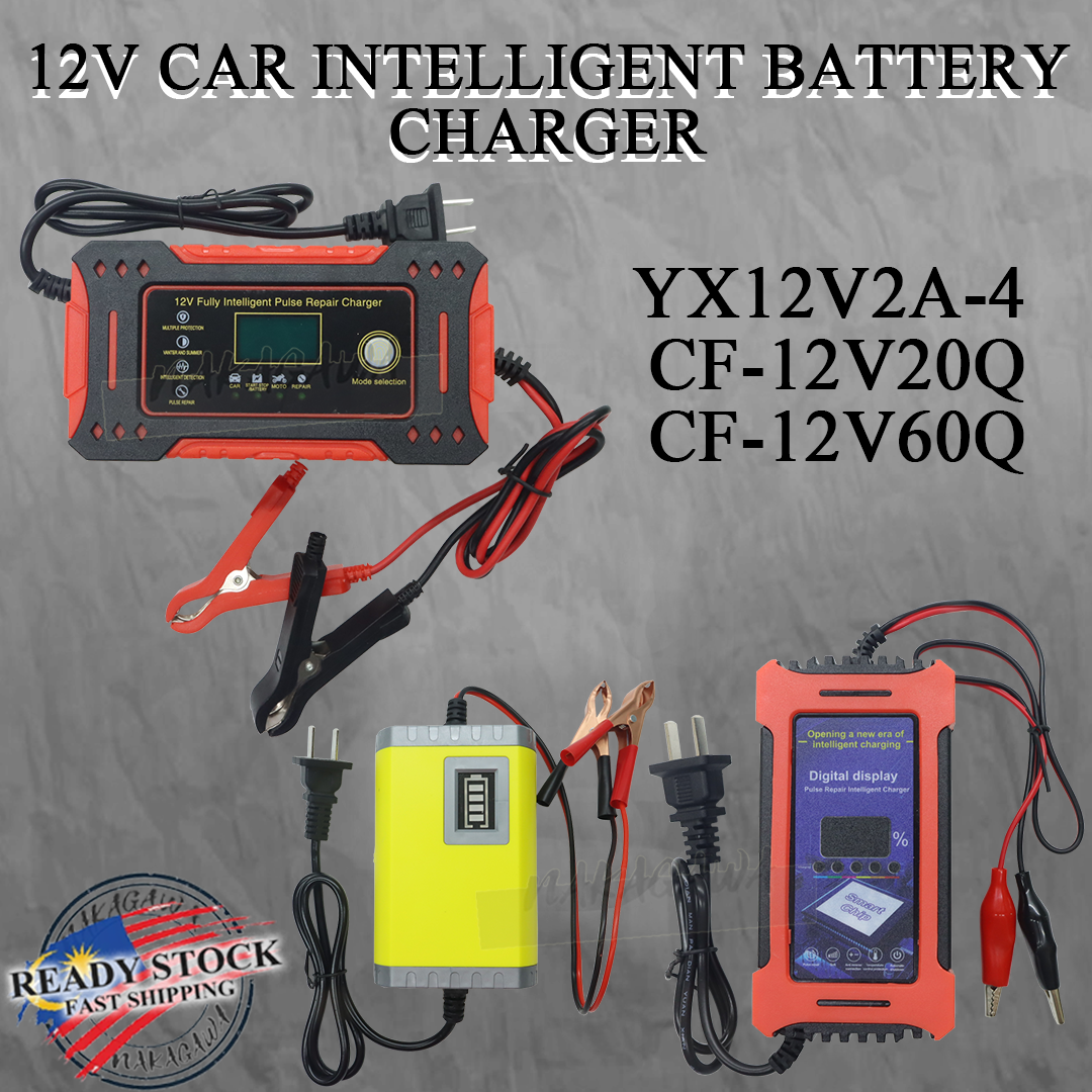12V FULLY INTELLIGENT PULSE REPAIR CHARGER / 12V HIGH EFFICIENCY ...
