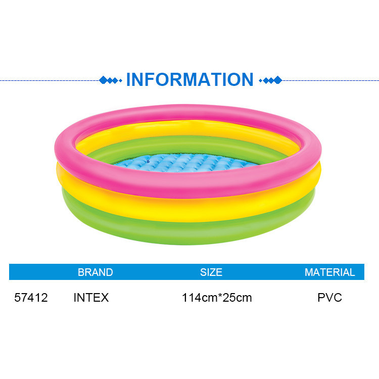 Intex Children 's Swimming Pool Rainbow Ombre Pool 57422/57412/58439 ...