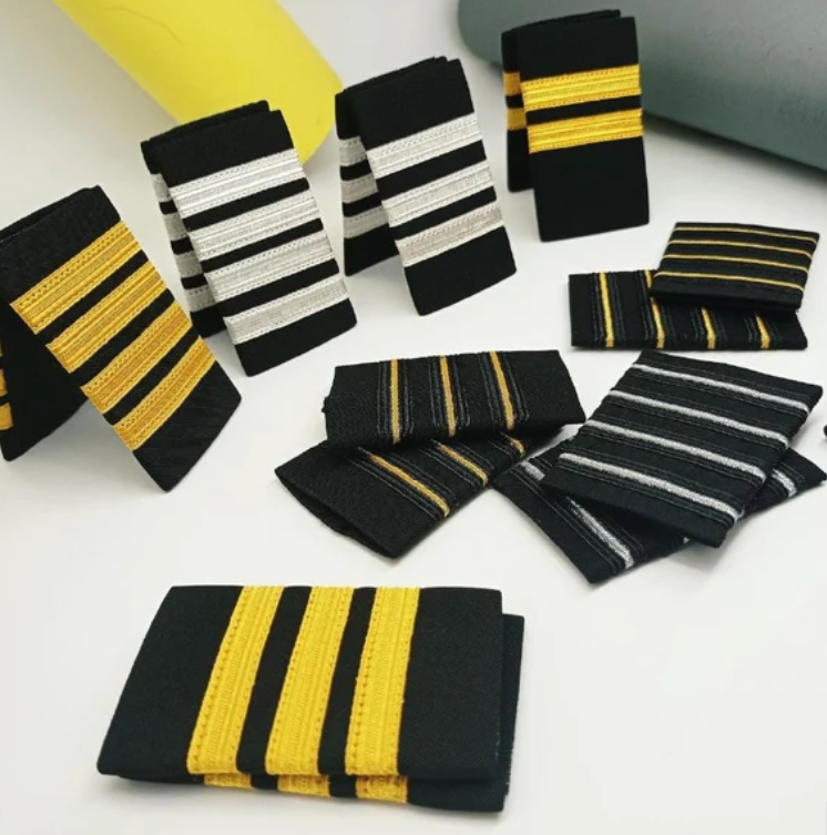 [SAME DAY SHIPPING 🇲🇾] Juruterbang Pilot Epaulettes Captain 4 bars ...