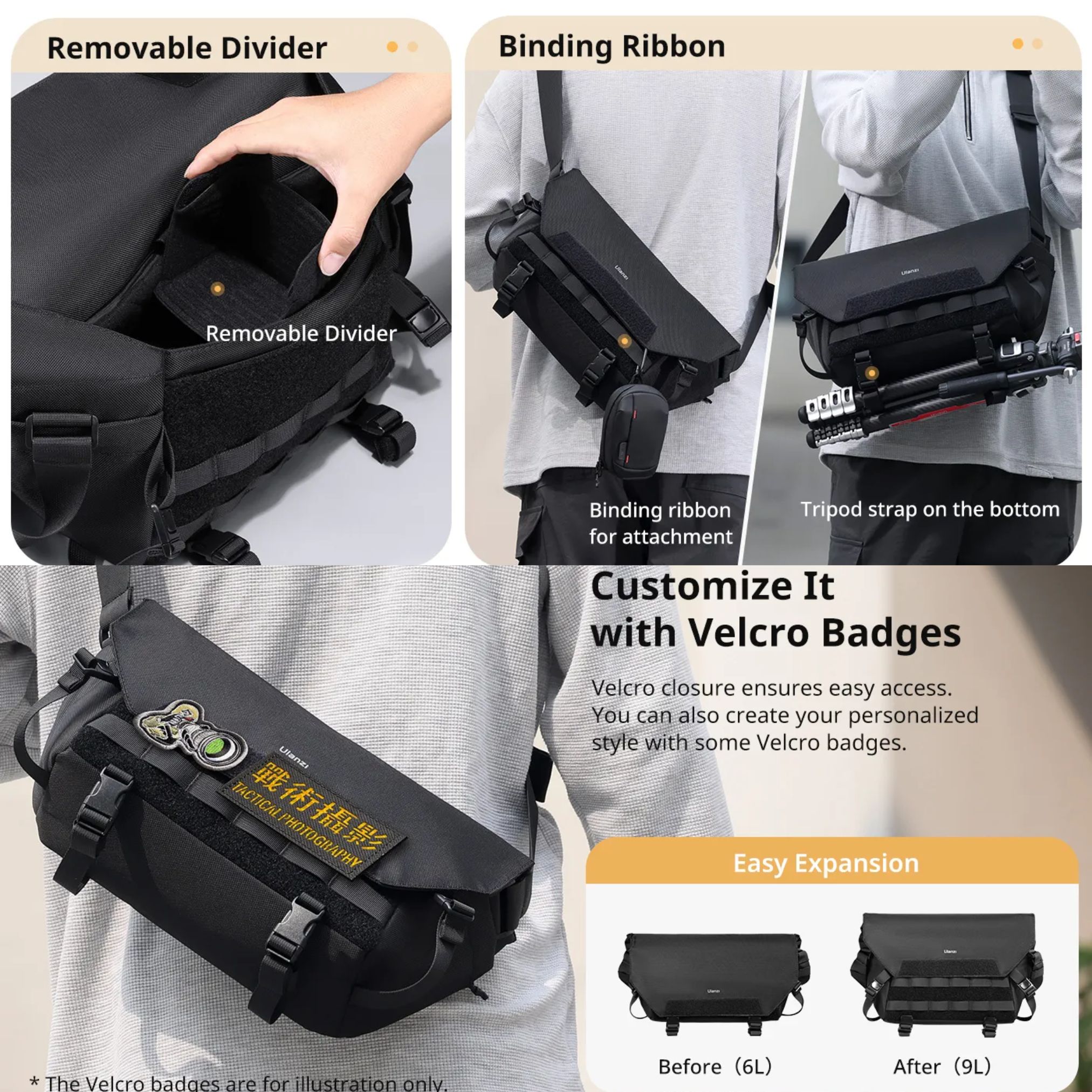 Ulanzi BC08 Camera Sling Bag B010 | Shopee Malaysia