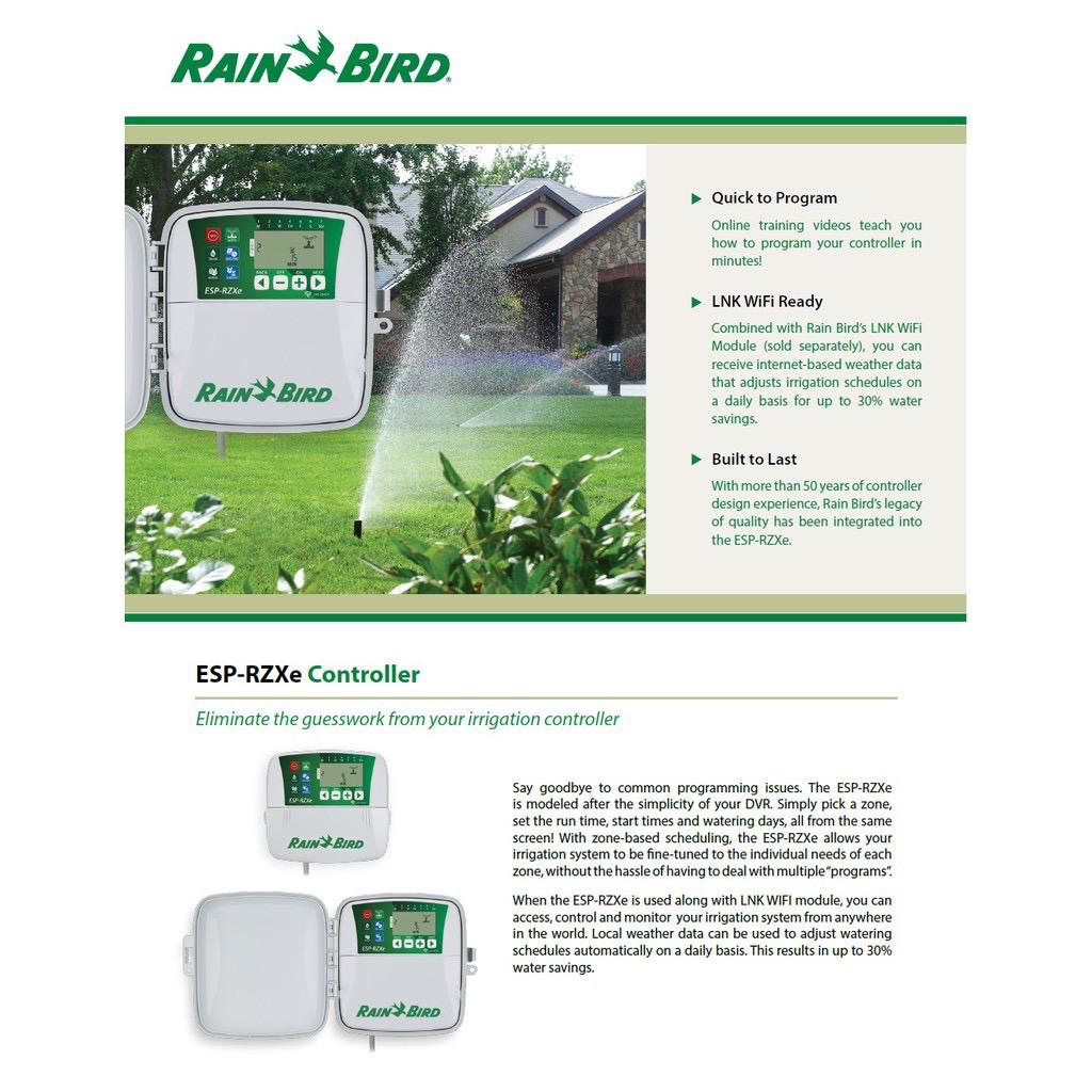 [ORIGINAL] Rain Bird Outdoor Irrigation Timer Controller ESP-RZXe ...