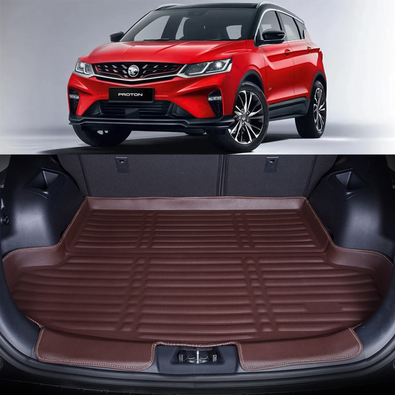 Proton X50 / X70 Rear Car Boot Tray Cargo Compartment Carpet Leather ...