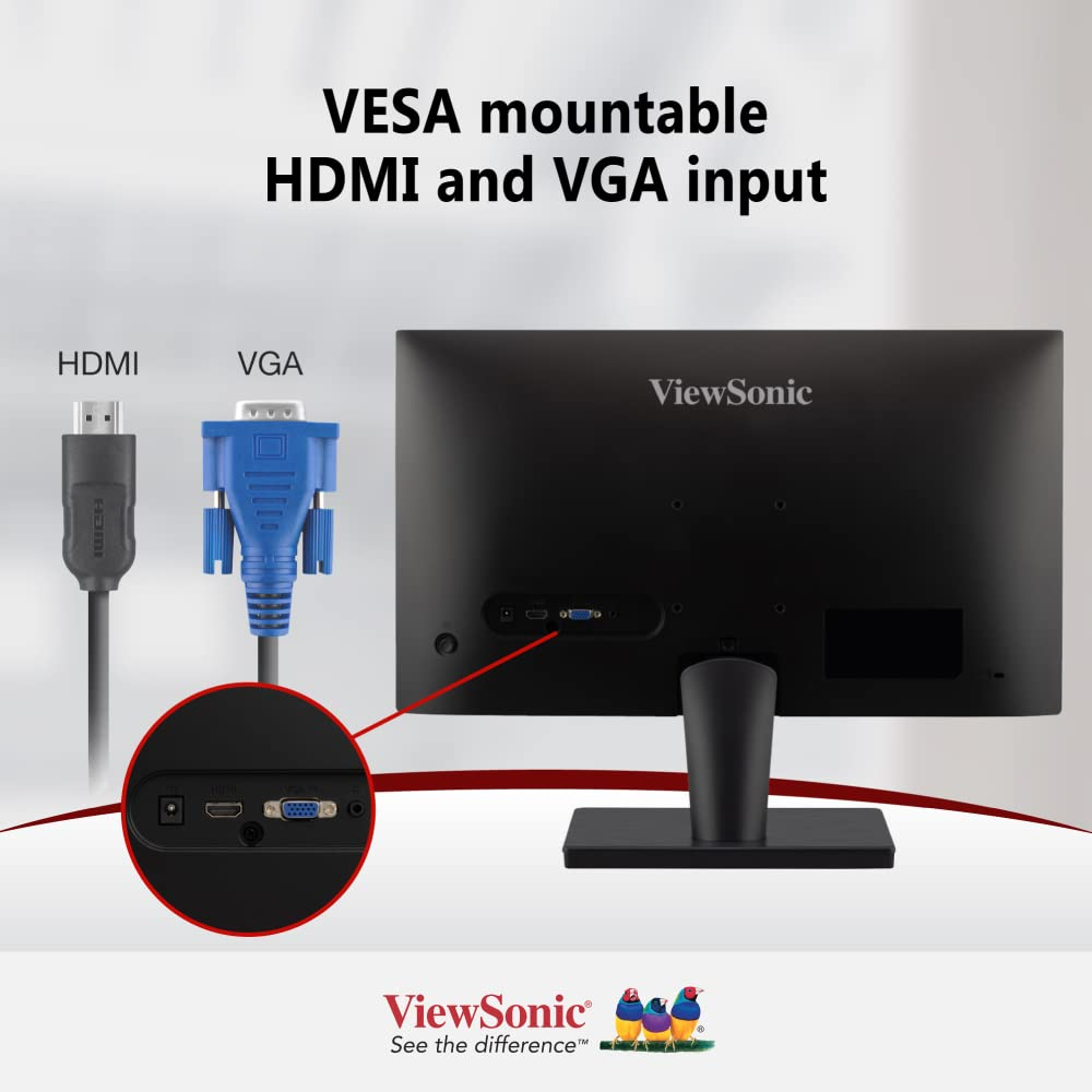 VIEWSONIC 22” VA220-H / VA220H LED FLAT FULL HD 1920x1080P @100Hz VA ...