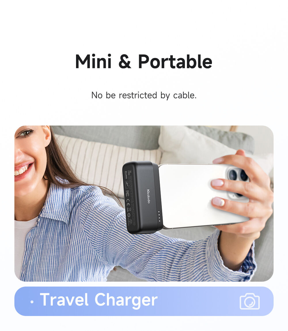 【1Yr Warranty】 MCDODO Built-in Connector Type-C 20W 5000mAh Fast ...