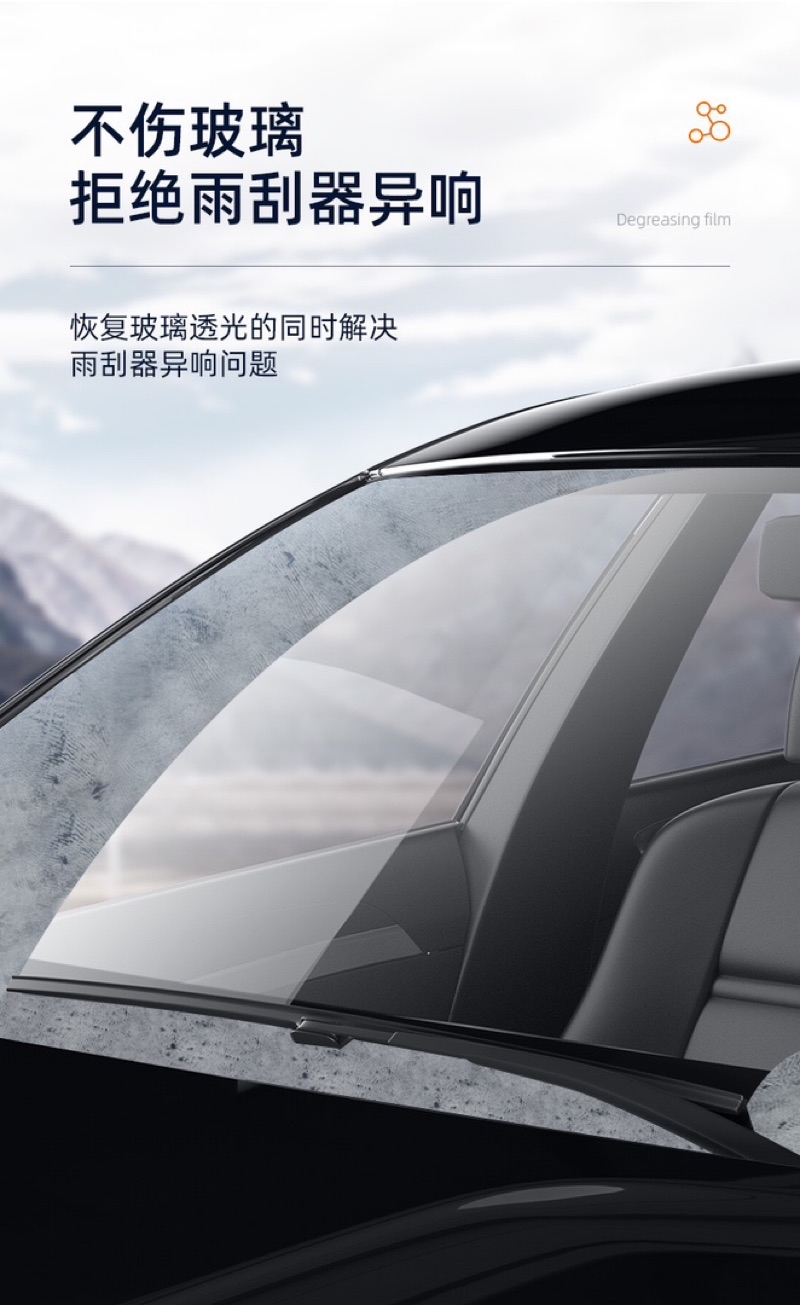 LKH Car Glass Windshield Oil Film Remover Spray Strong Decontamination ...