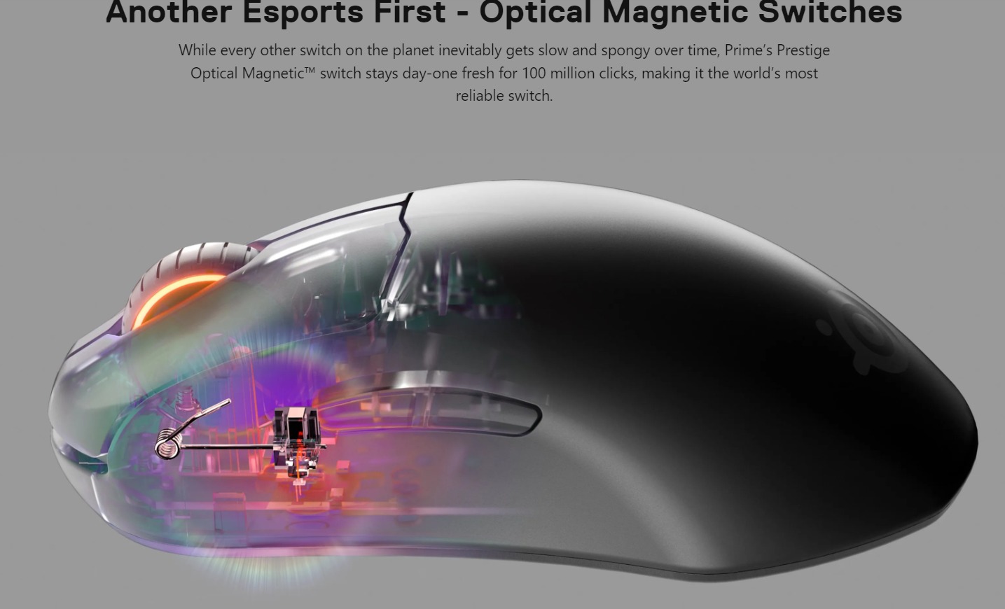 SteelSeries PRIME+ Precision Esports Gaming Mouse with Lift-Off Sensor ...