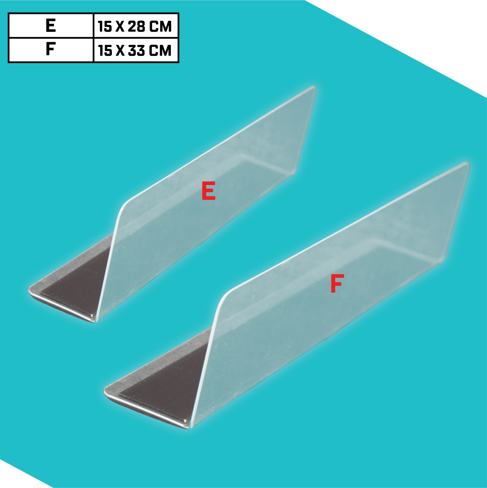 JME Ready Stock L Shape Divider Side Divider With Magnet Plate Gondola ...