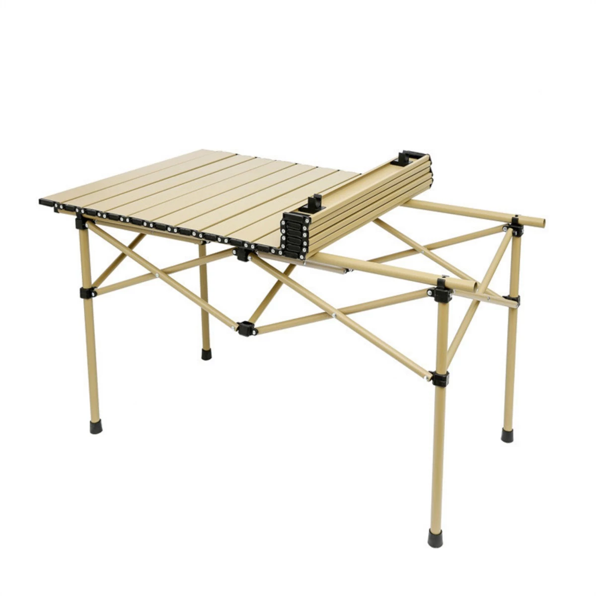 JK Home Folding Table Egg Roll Camping Table Lightweight Foldable Large ...