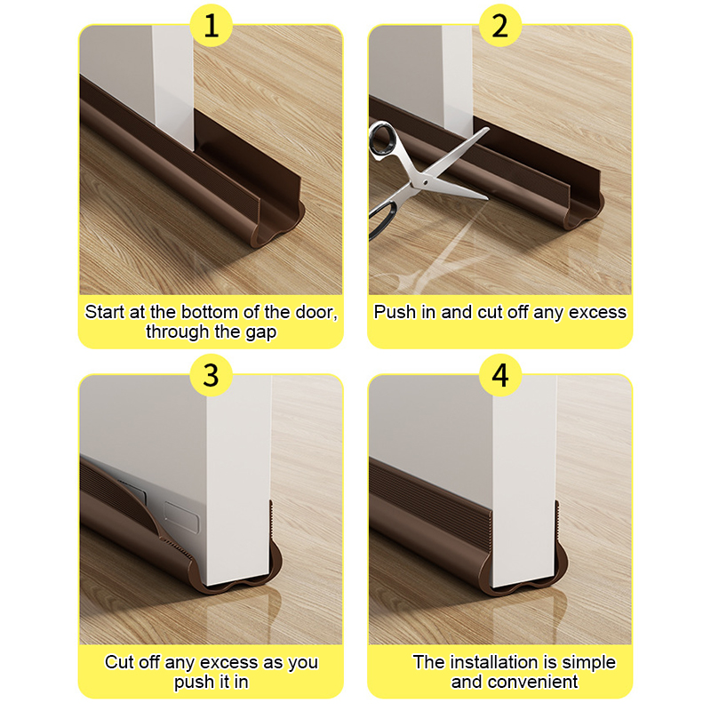 93cm Door Bottom Seal Strip Dust Sound Wind Proof Insect Blocker Door ...