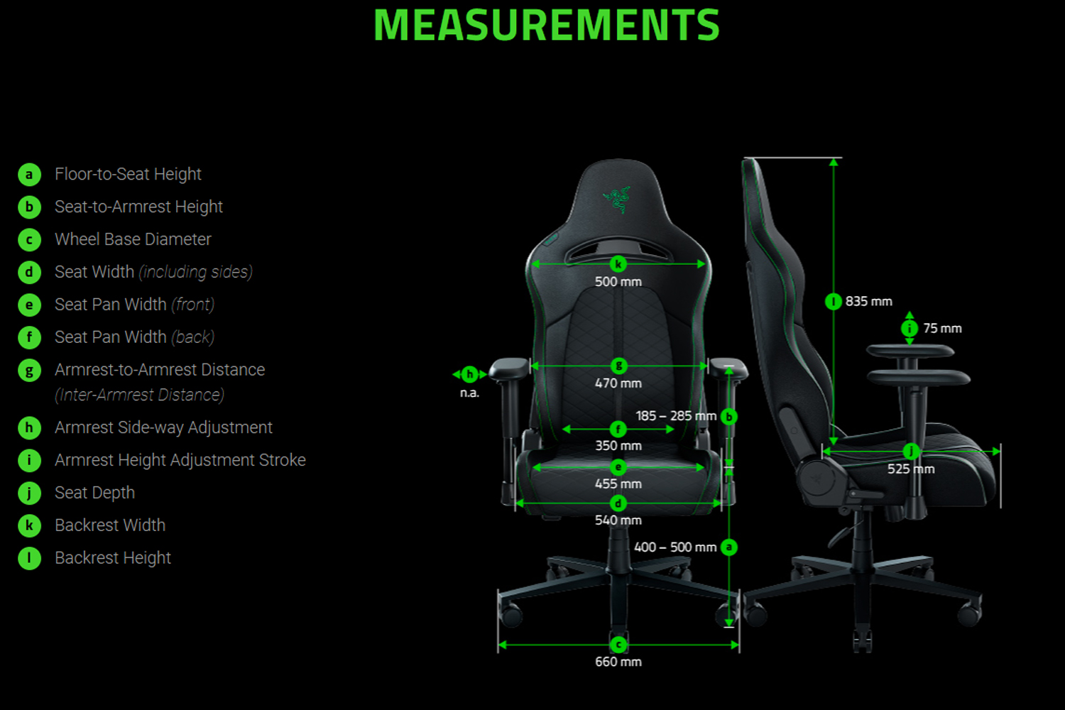 Razer Enki X Essential Gaming Chair for All-Day Comfort with Built-in ...