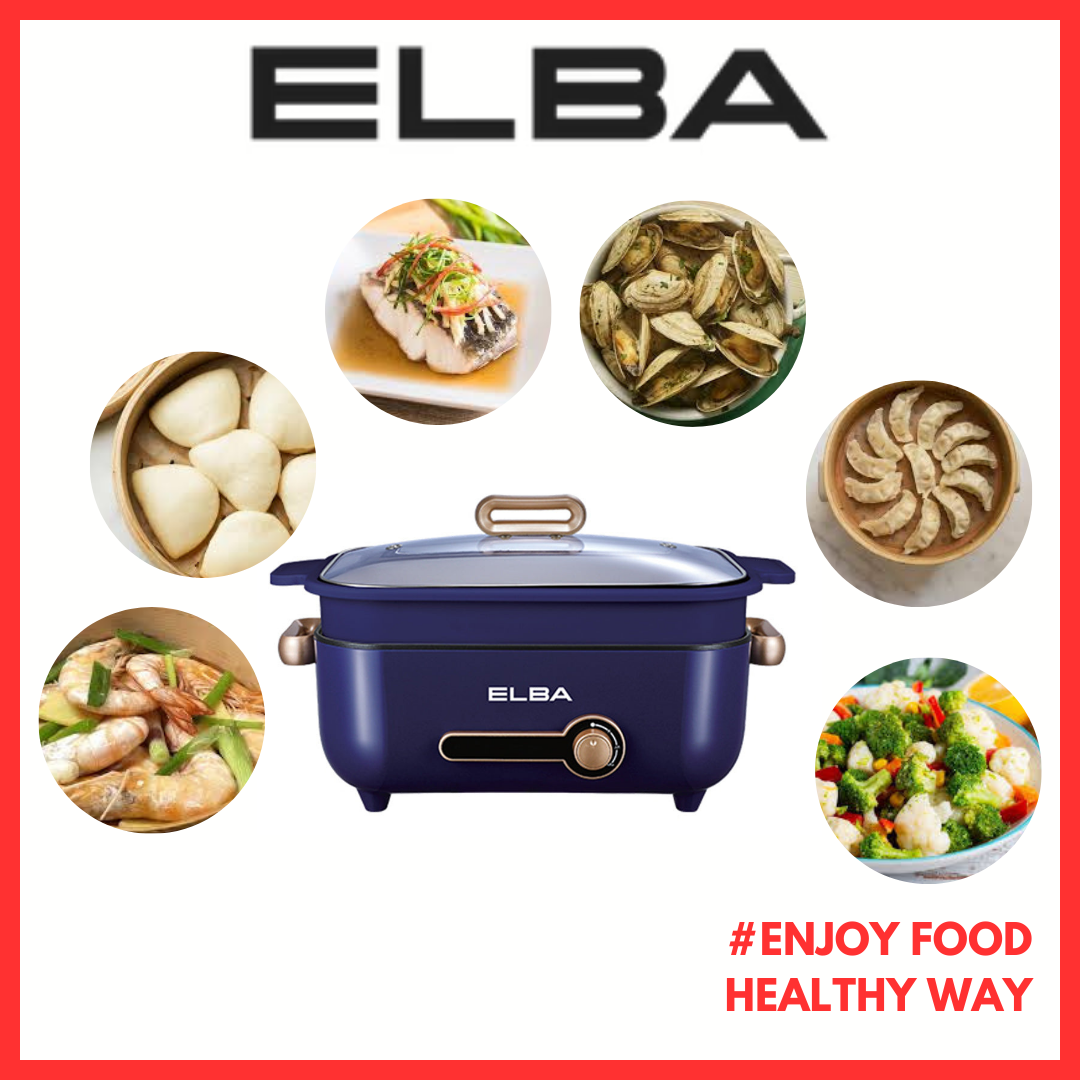 ELBA Multi Cooker EMC-N9015(BL) - Steam & Grill 9.0L 1500W, 电多功能锅 ...
