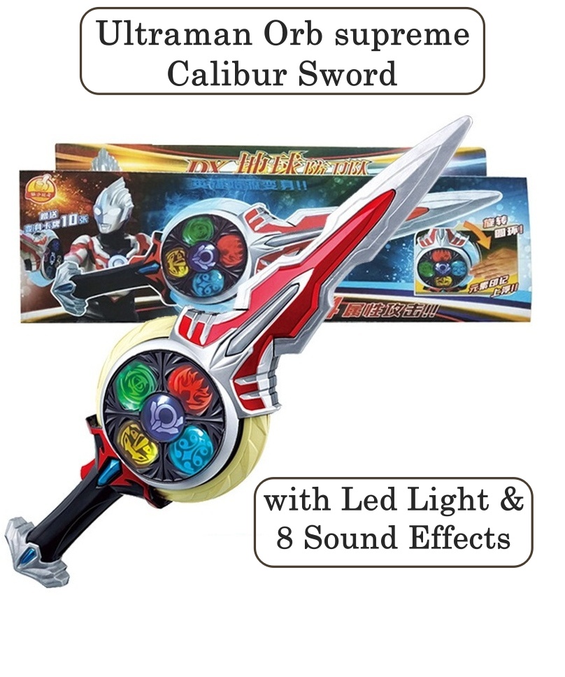 Ultraman Orb Supreme Calibur Ultraman Orb Sword Kid Toy Mainan Ultraman ...