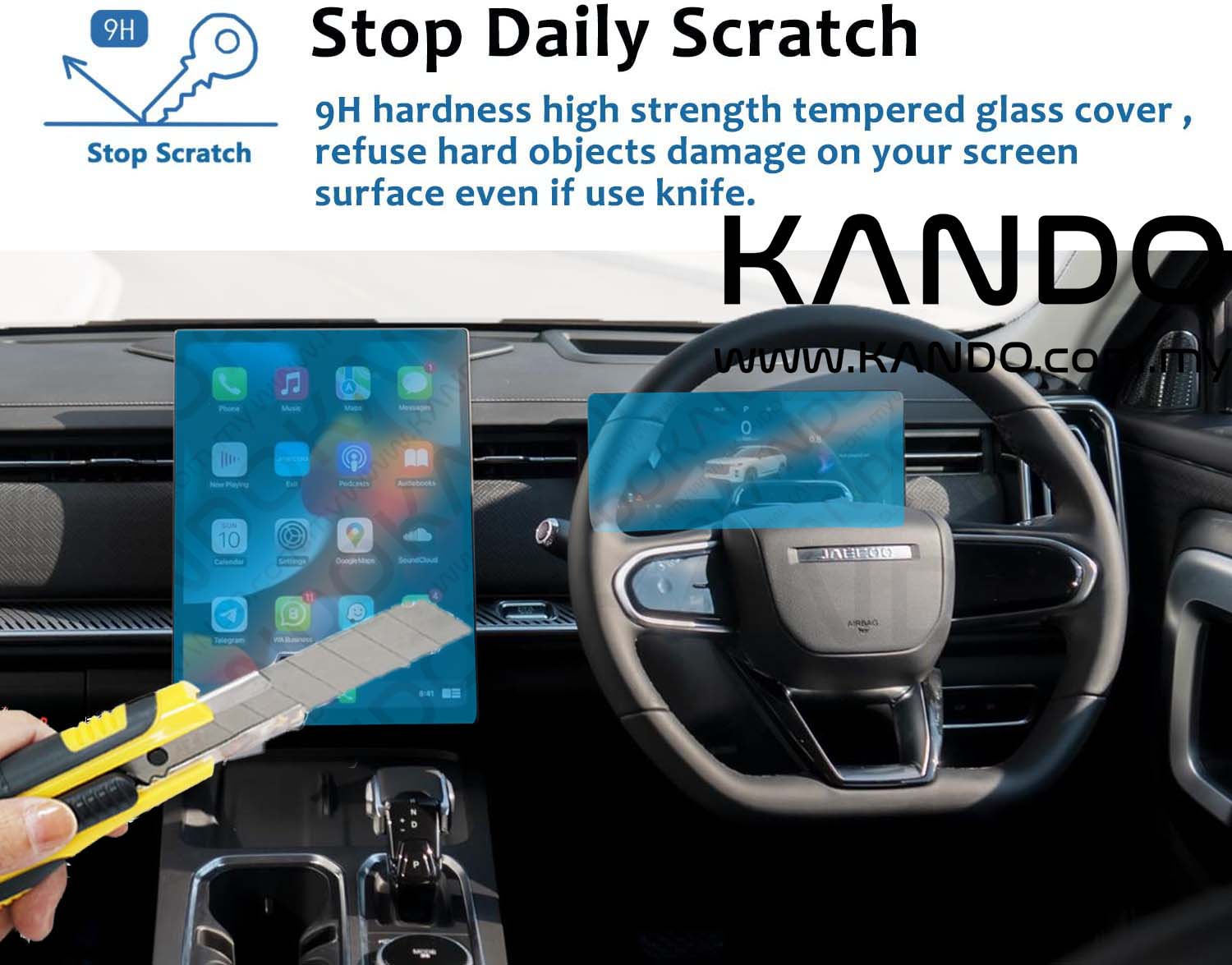 Jaecoo J7 Tempered Glass Protector Jaecoo J7 PHEV Screen Protector ...