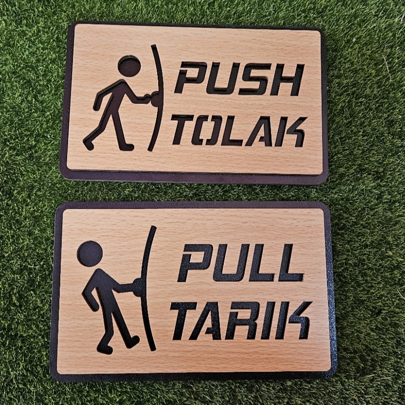 Push Pull Door Signage | 1 Pair Push Pull | Papan Tanda Tolak Tarik ...