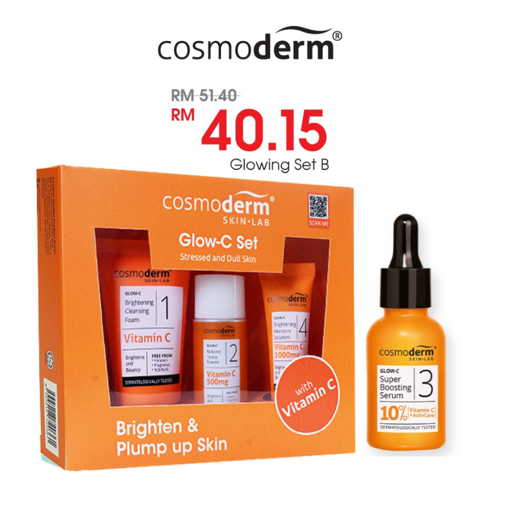Cosmoderm Glowing Set B | Shopee Malaysia