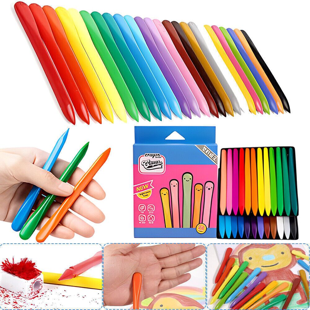 Kids Crayons Kindergarten Drawing Painting Coloring Pens Safe Clean ...