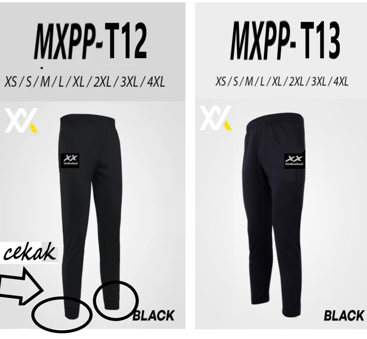 Maxx long pants tracksuit Black track suit T10 T12 T13 Seluar Sukan ...