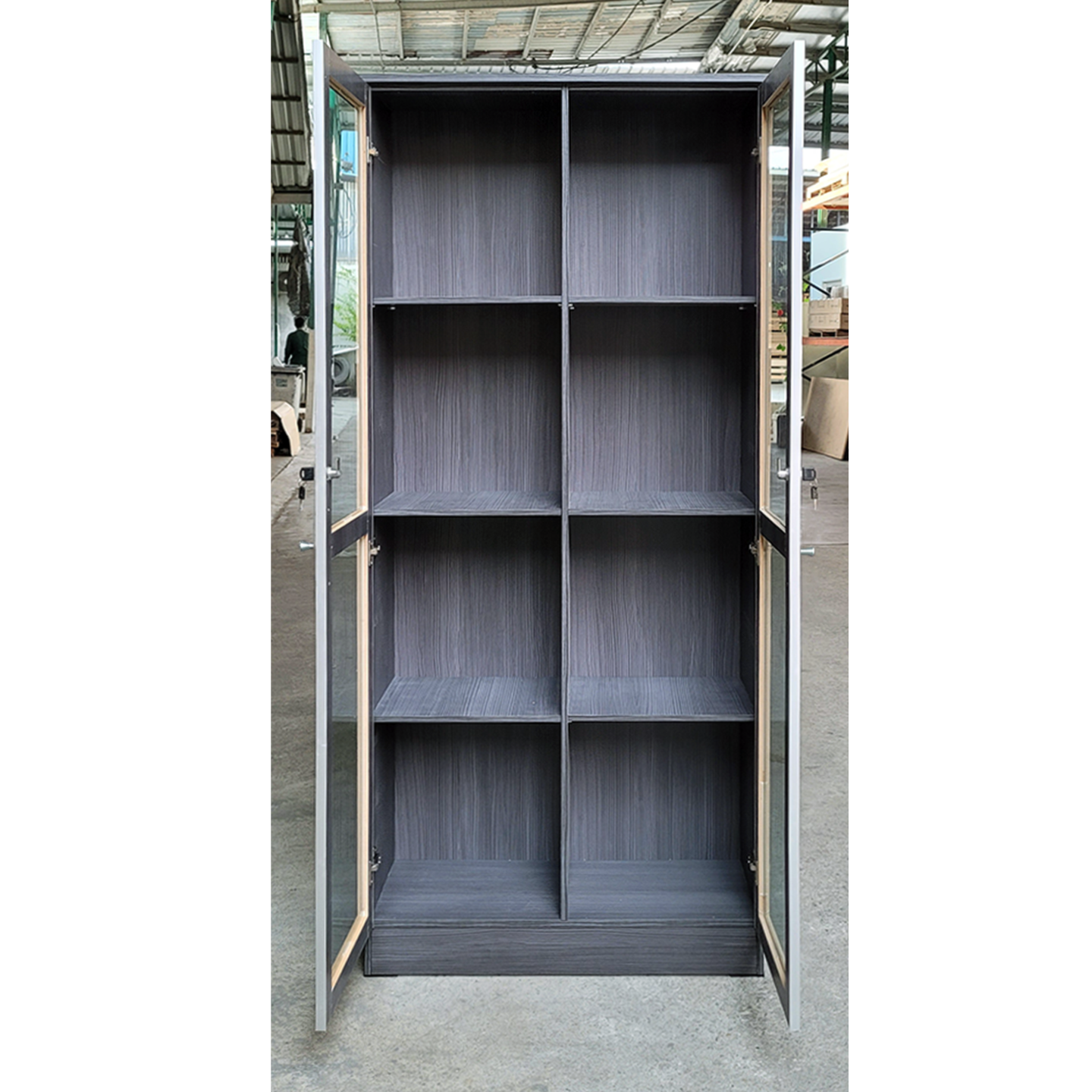 HOMATRIX Display Glass Cabinet Living Room Storage Almari Kaca Rak ...