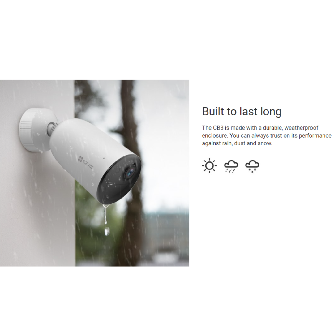 HIKVISION EZVIZ CCTV (Top Global Brand) CB3 WIFI WIRELESS Camera 1080P ...