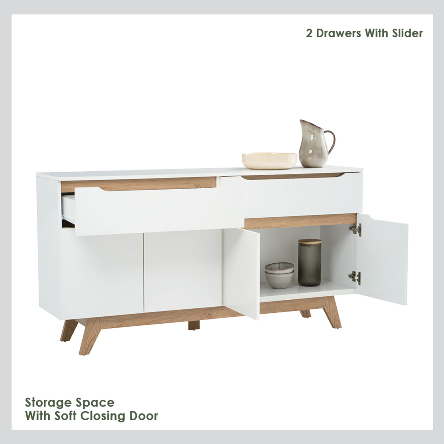 HOMATRIX Chest Drawer Cabinet Living Room Storage Cabinet Kabinet Laci ...