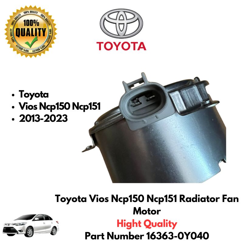 Toyota Vios Ncp150 Ncp151 Radiator Fan Motor Hight Quality 16363-0Y040 ...