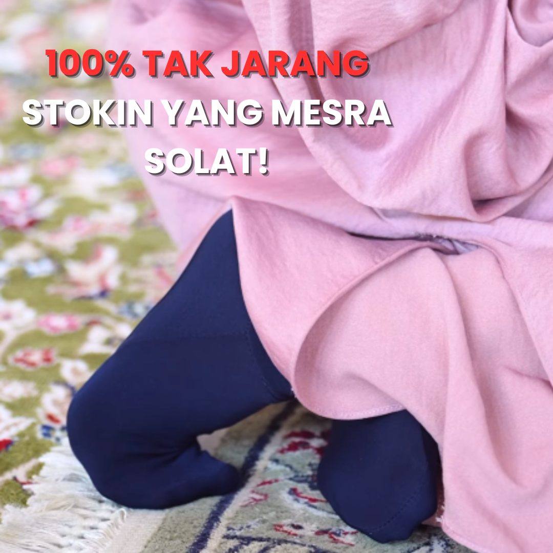 HOT SELLING NO.1 Magic Socks Caca's Stokin Anti lorot muslimah tebal ...