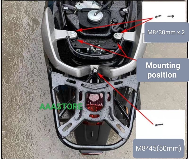 BENELLI PANAREA 125/QJMOTO LTR 150 top box(Rack not included) | Shopee ...