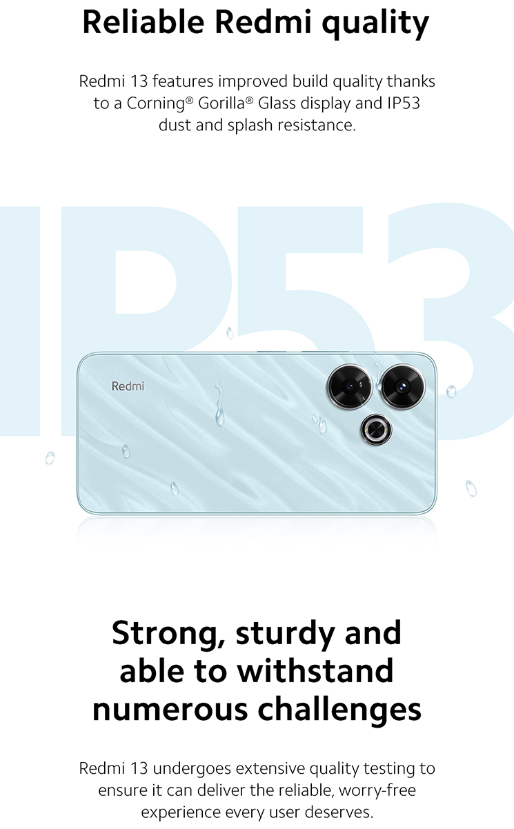 Ready Stock - Redmi 13 (8GB+128GB / 8GB+256GB) Original [ 1 Year Xiaomi ...