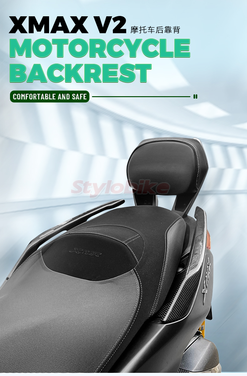 Xmax V2 X-Max 250 Backrest Rear Back Cargo Rear Passenger Seat With ...