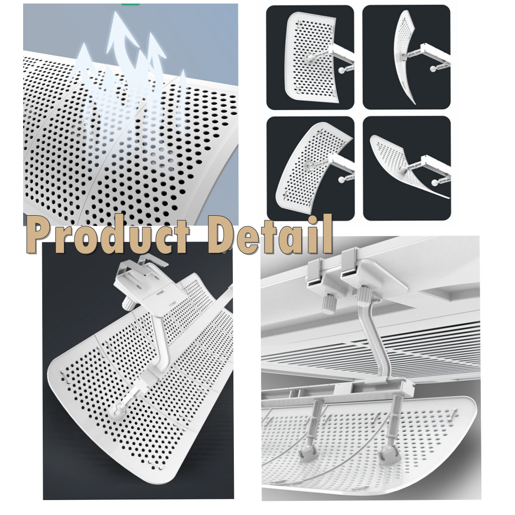 Central Air Conditioner Wind Deflector Prevent Direct Wind Blow Shield ...