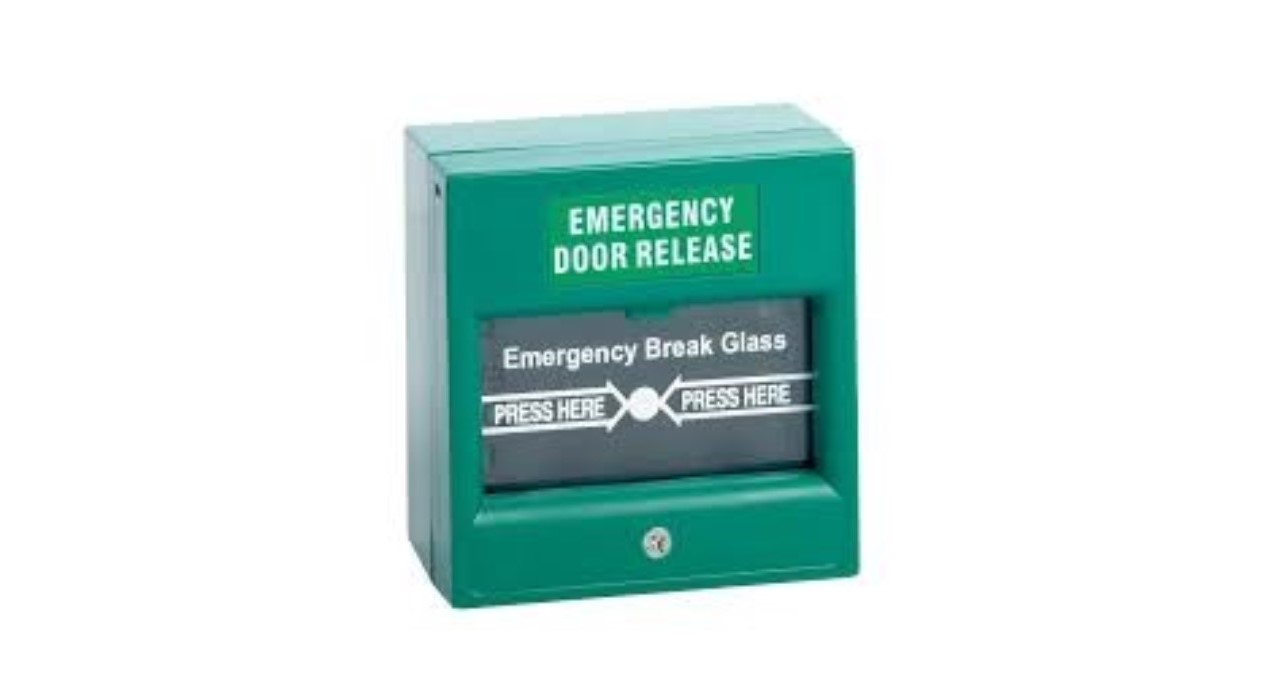 Emergency Break Glass Green Color to Release Door Access Control ...