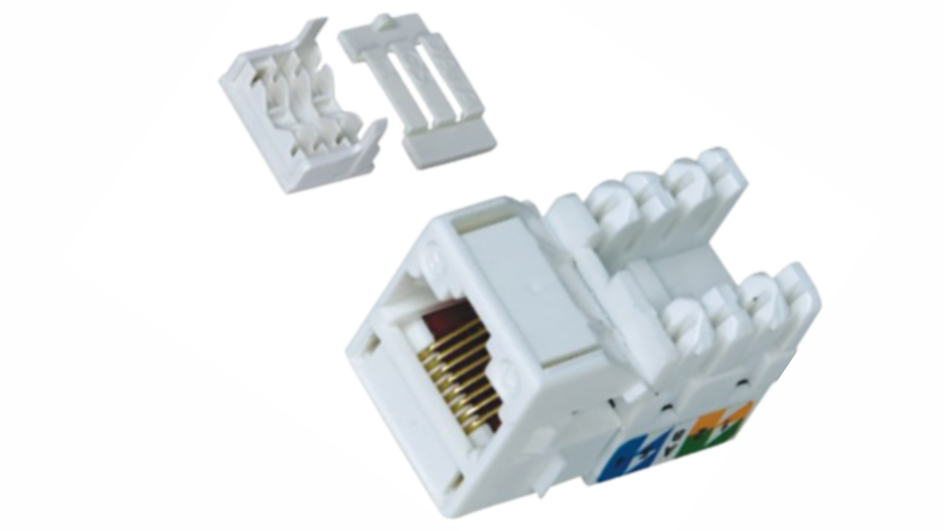 RJ45 CAT6 Keystone Modular Jack Lan Network Internet Cable Use With ...