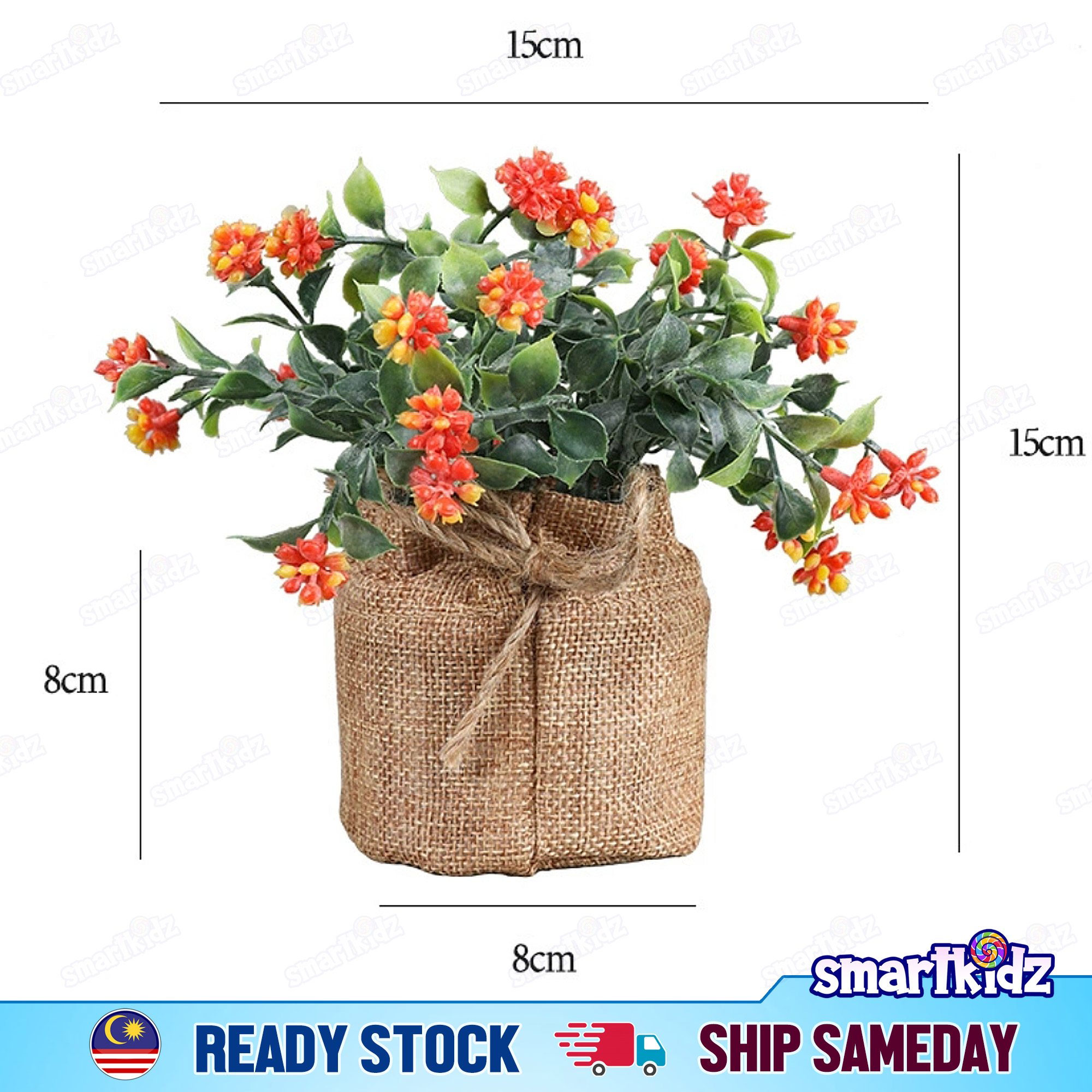 [1Pot] Artificial Plant with Pot | Hiasan Pokok Bunga Hiasan Rumah ...