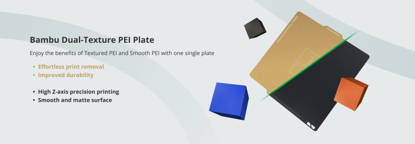 Bambu Lab X1 // P1P// A1 Series - Smooth PEI and Textured PEI Plate ...