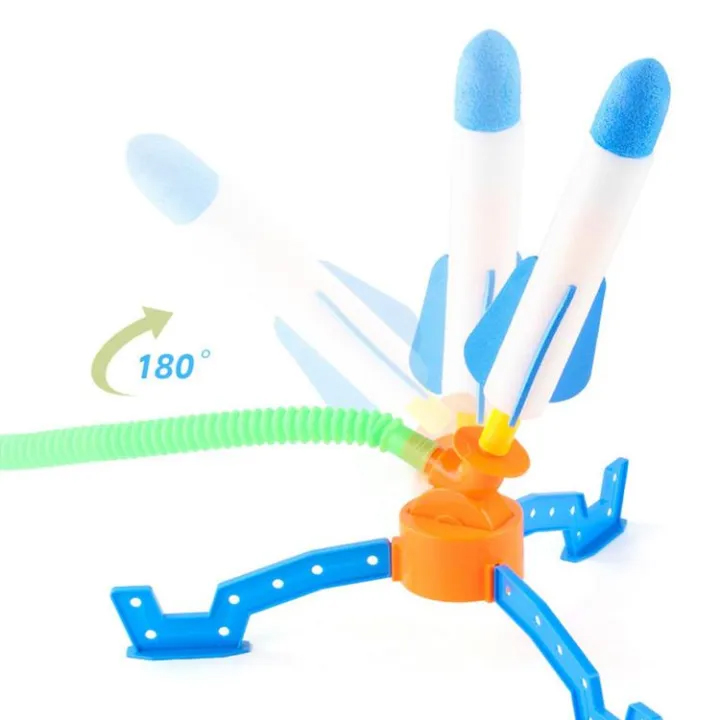 GOOGOO BIRD Flying Rocket Launcher Kids Toy Luminous Outdoor Ejection ...