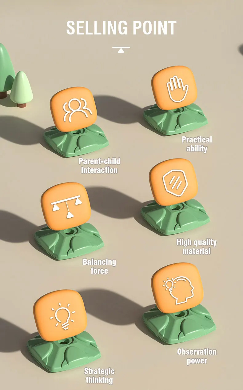 GOOGOO BIRD Balanced Tree Game Toy Board Train Balance and ...