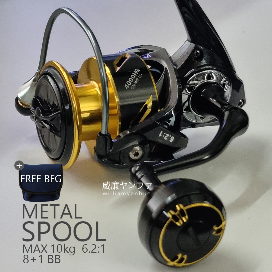 HIGH STANDARD REEL (2024 Model) MAX 8-20kg | Shopee Malaysia