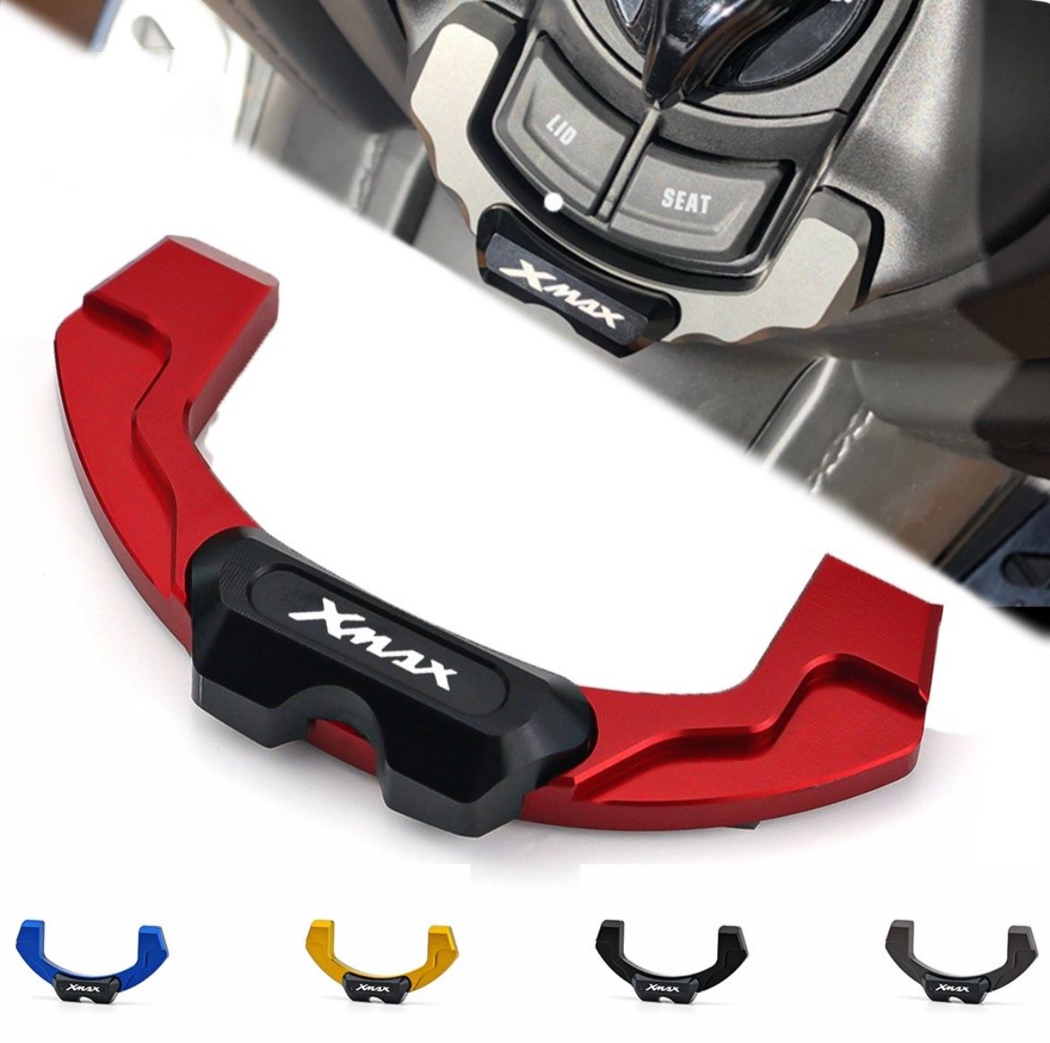 YAMAHA XMAX 300 250 X-MAX Motorcycle CNC Ignition Starter Lock Key Cap ...