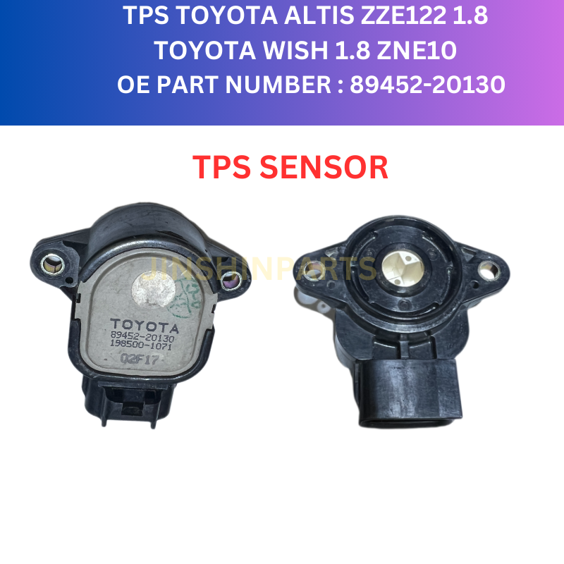 TOYOTA ALTIS ZZE122 WISH ZNE10 VIOS NCP42 THROTTLE POSITION SENSOR TPS ...