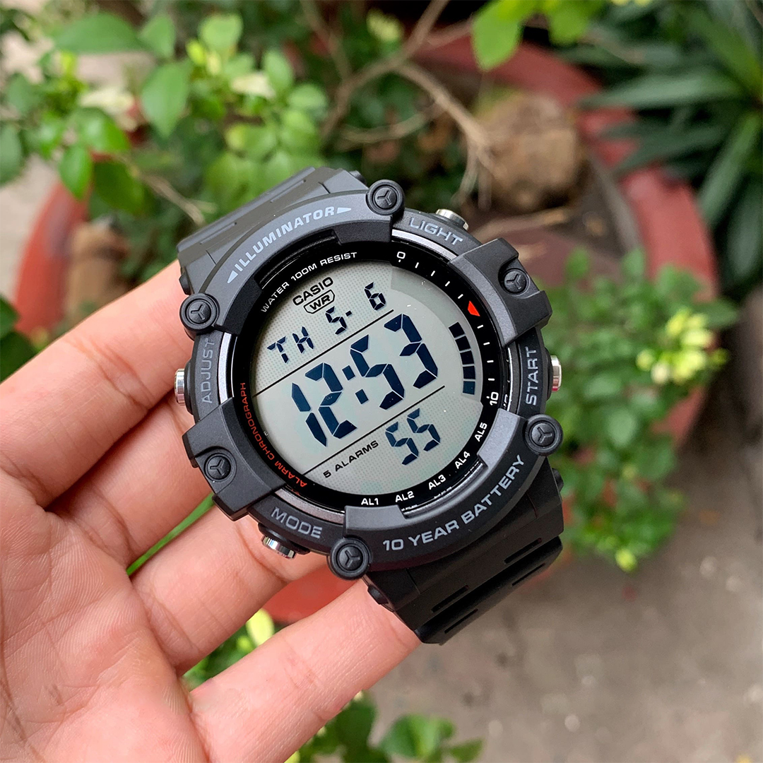 Casio Digital Resin Band Man Watch AE-1500WH | Shopee Malaysia