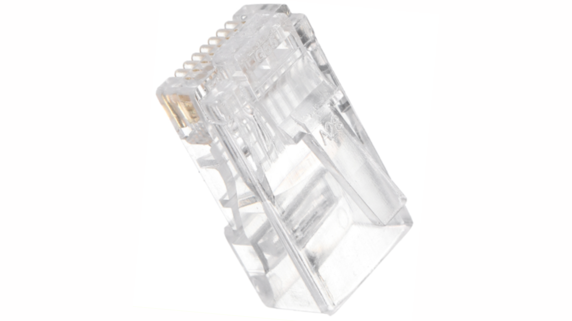RJ45 Cat5e Crystal Plug Connector 8P8C 8 Pin LAN Network Internet Cable ...