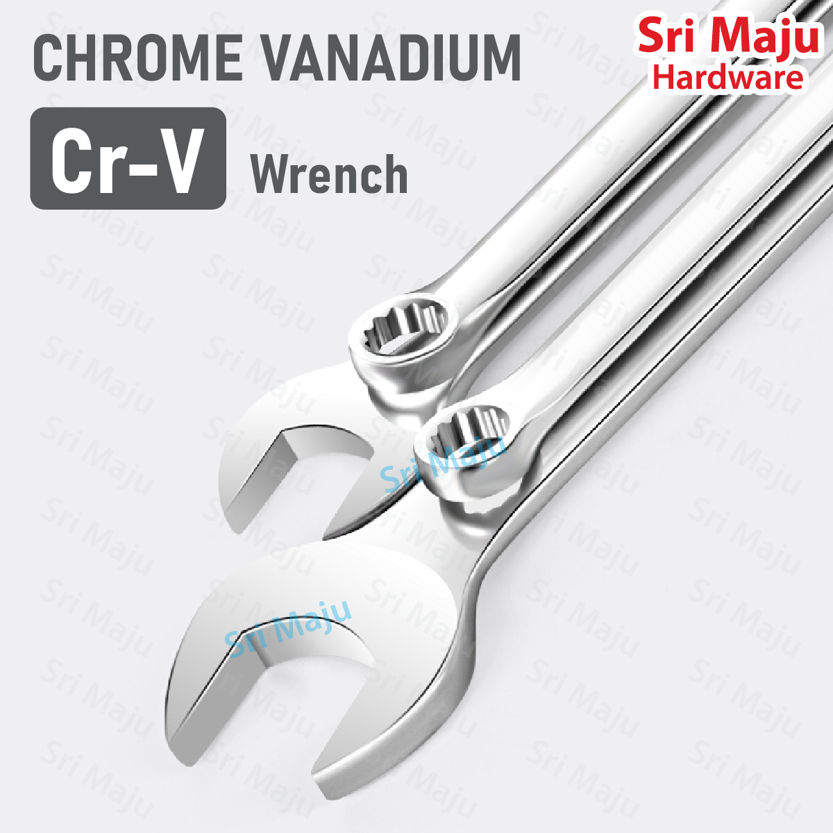 MAJU Quality Cr-V Combination Wrench Spanner Chrome Vanadium CRV Metric ...