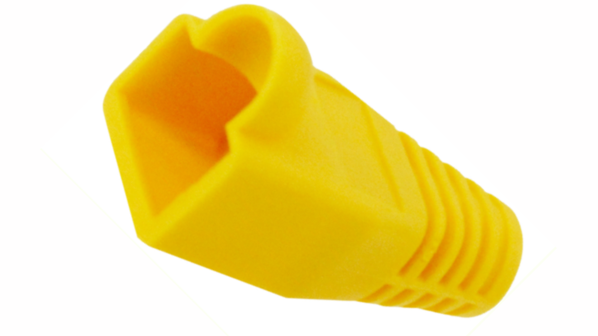 Yellow Rubber Boots RJ45 LAN Network Internet Cat5e Cat6 Crystal Plug ...